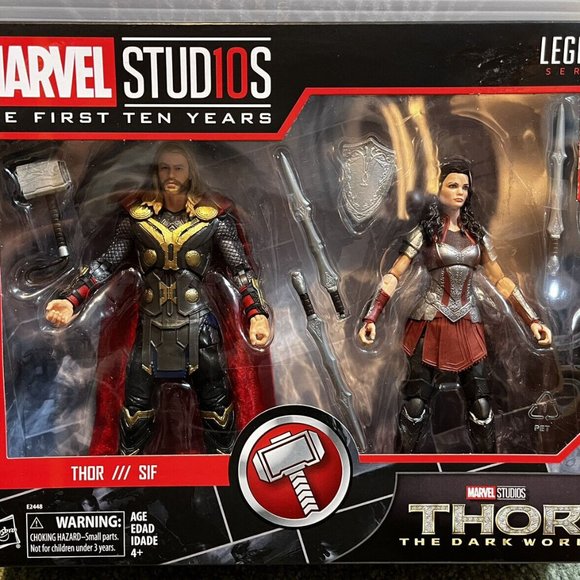 Marvel | Toys | Marvel Legends Thor Lady Sif 2pack Dark World Studios ...